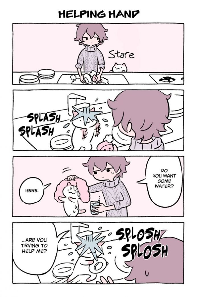 Japanese Illustrator Creates The Most Adorable Cat Comics Ever, And It ...