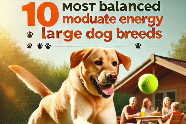 10 Most Balanced Moderate Energy Large Dog Breeds Steady Pals for Every ...